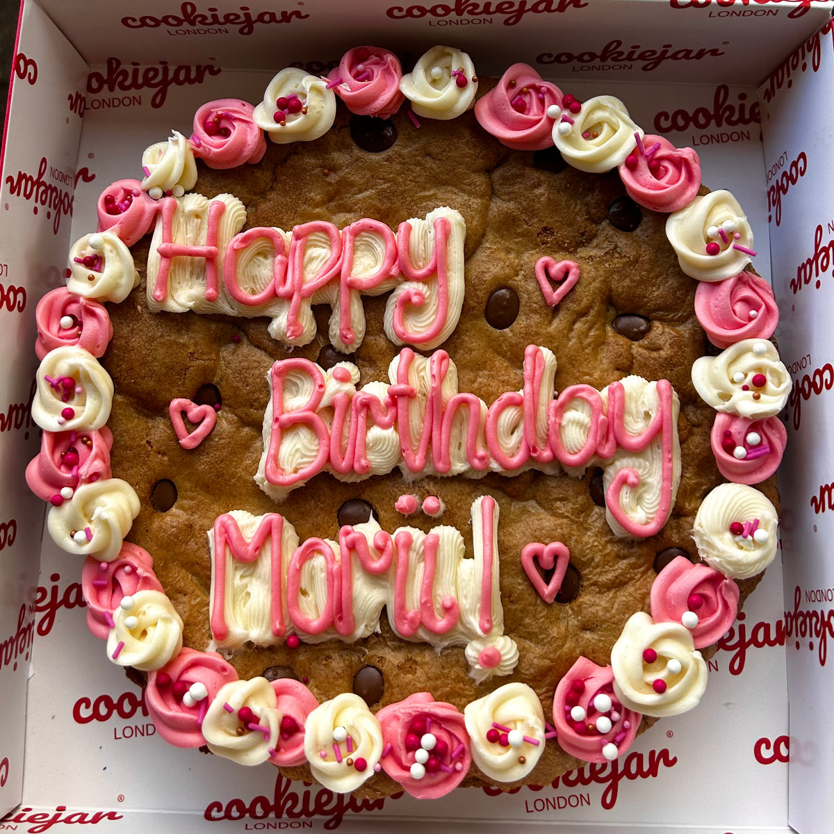 Double Layered Message Cookie – Cookie Jar London